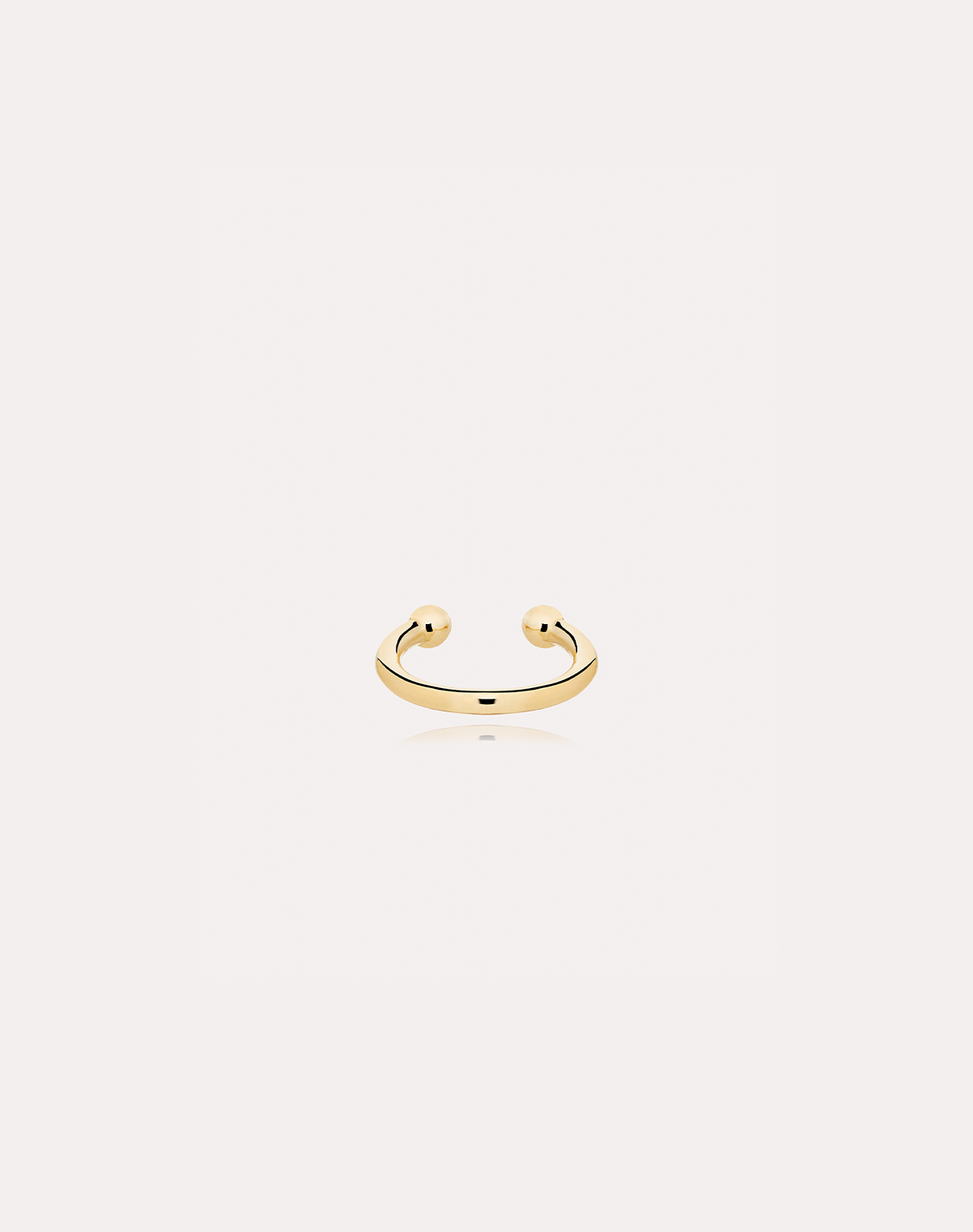 18-Karat Gold Delicate Ball Cuff – NUE Hoops